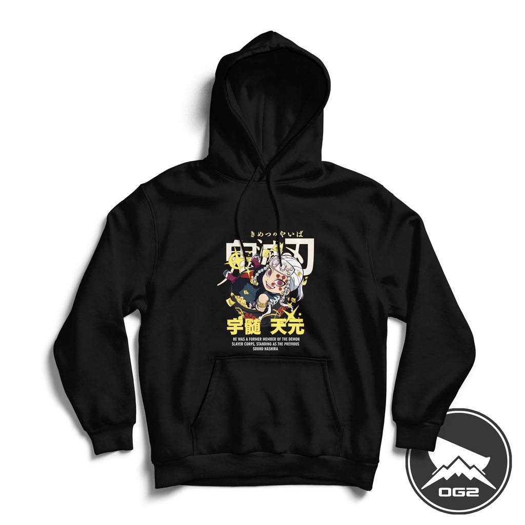 Jual Hoodie anime uzui tengen chibi kimetsu hasira tanjiro A234 jaket ...