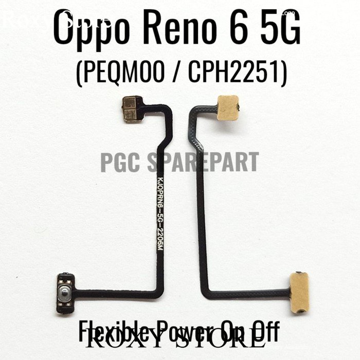 Jual Original Flexible Konektor Power On Off Oppo Reno 6 5G / CPH2251 | Shopee Indonesia