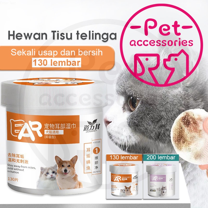 Jual Pet Eye Wipes Tisu Basah Kucing 130pcs/200pcs Pet Wipes Anti ...