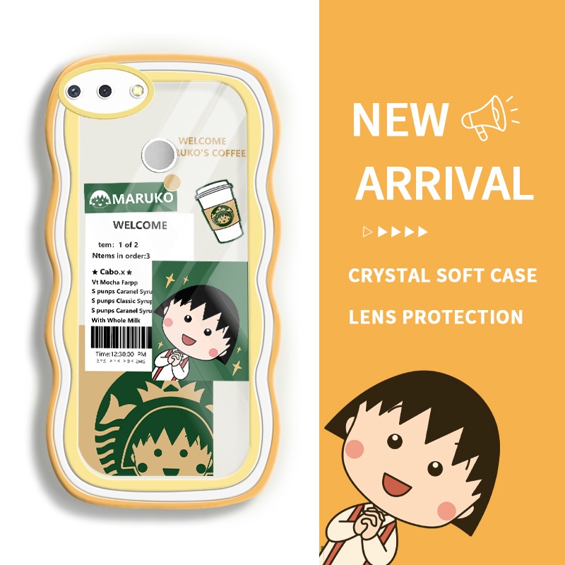 Jual PARABA Casing Untuk Xiaomi Redmi 6 4X 5 Plus 5A 6A 7 Y3 Softcase Kartun Kopi Maruko ...