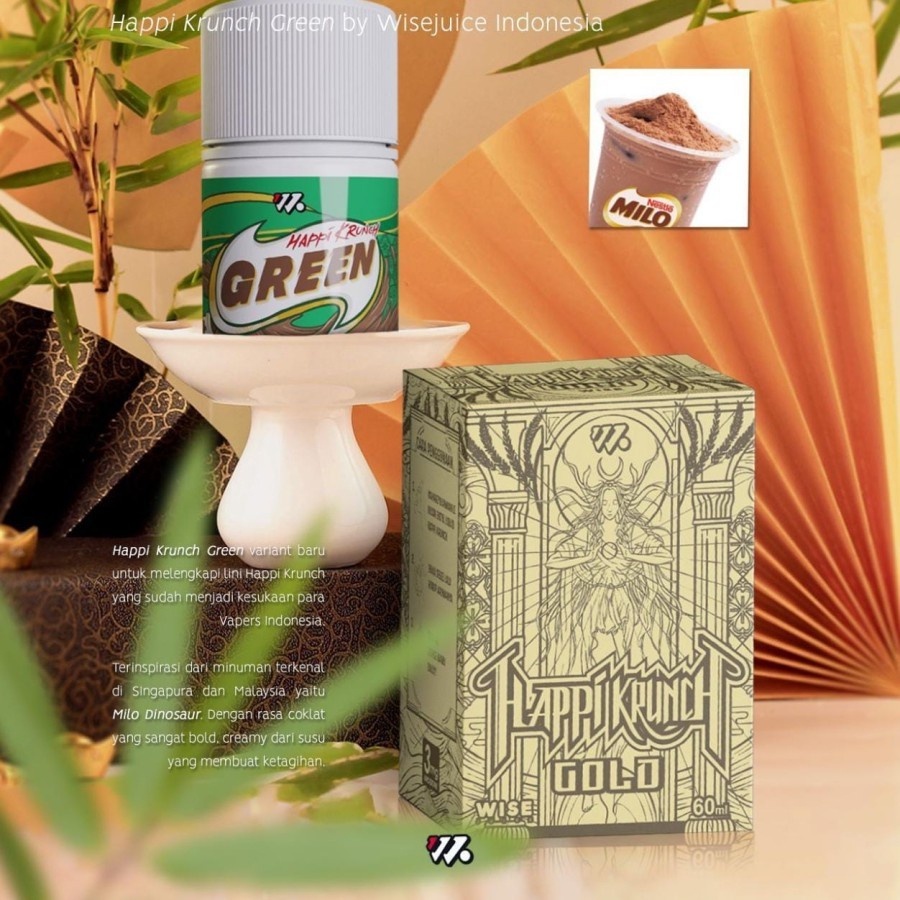 Jual LIQUID HAPPI KRUNCH GOLD SERIES NEW LIQUID FREEBASE HAPPY KRUNCH ...