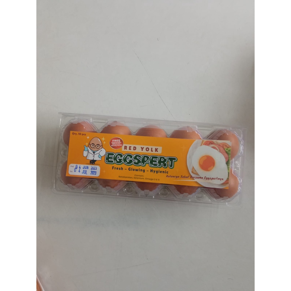 Jual TELUR AYAM OMEGA ISI 10 - EGGSPERT | Shopee Indonesia