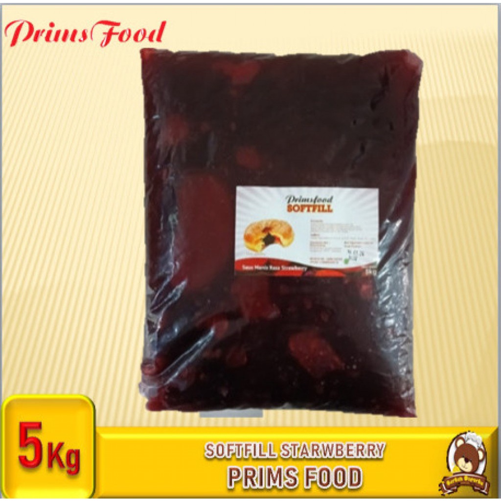 Jual Primsfood Softfill Excellent Selai Rasa Strawberry 5Kg | Shopee ...