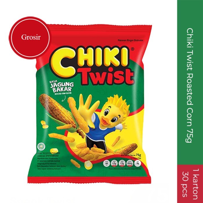 Jual Chiki Twist Roasted Corn 75 gr 1 karton - 30 pcs | Shopee Indonesia