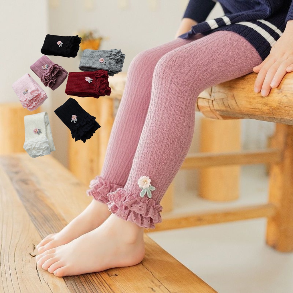 Jual Celana Legging Anak Perempuan 0 - 5 Tahun Rajut Import Tebal ...