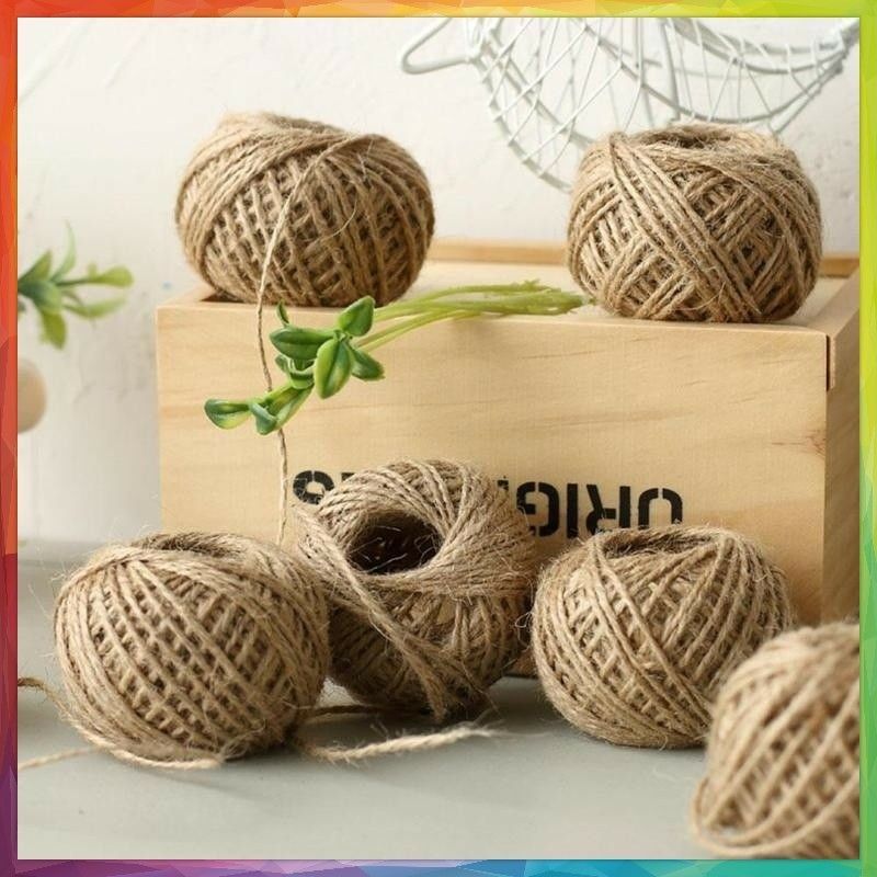 Jual BENANG TALI RAMI 2 PLY 100 METER / TALI GONI / VINTAGE / ESTETIK ...