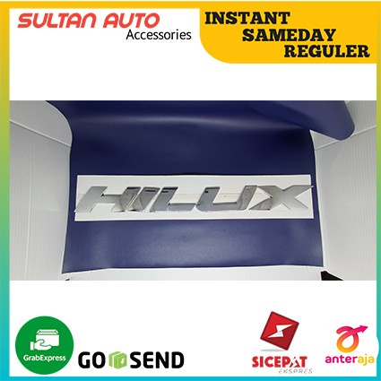 Jual Engine Hood Emblem Hilux / Logo Hilux/Logo Kap Mesin Toyota Hilux ...