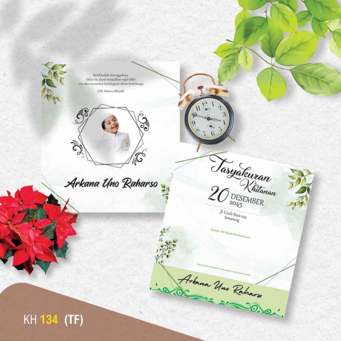 Jual Blangko Undangan SUNAT / KHITANAN ANAK / SUNANTAN / KHITAN KH 134 ...
