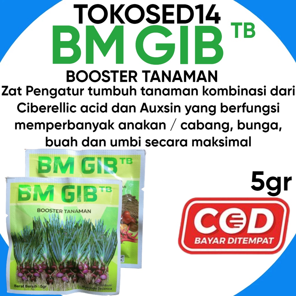 Jual ZPT Booster Tanaman BM GIB Isi 5 gr PER 1 PCS | Shopee Indonesia