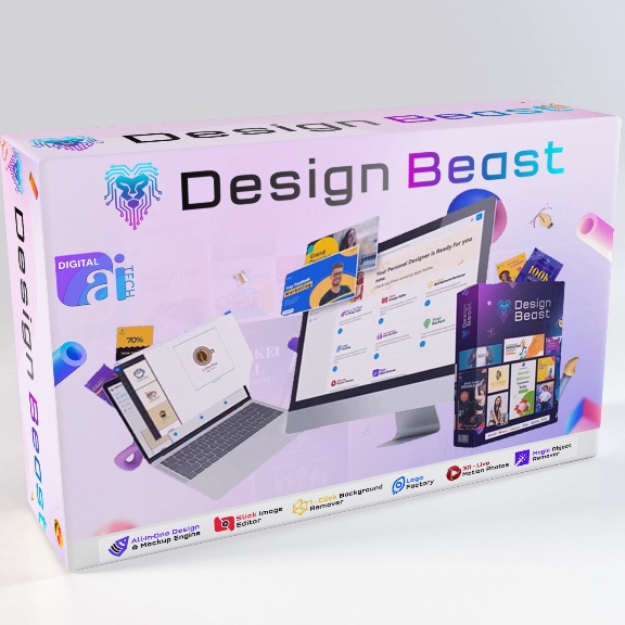 Jual DesignBeast Commercial || Original Lifetime AI-MAX | Shopee Indonesia
