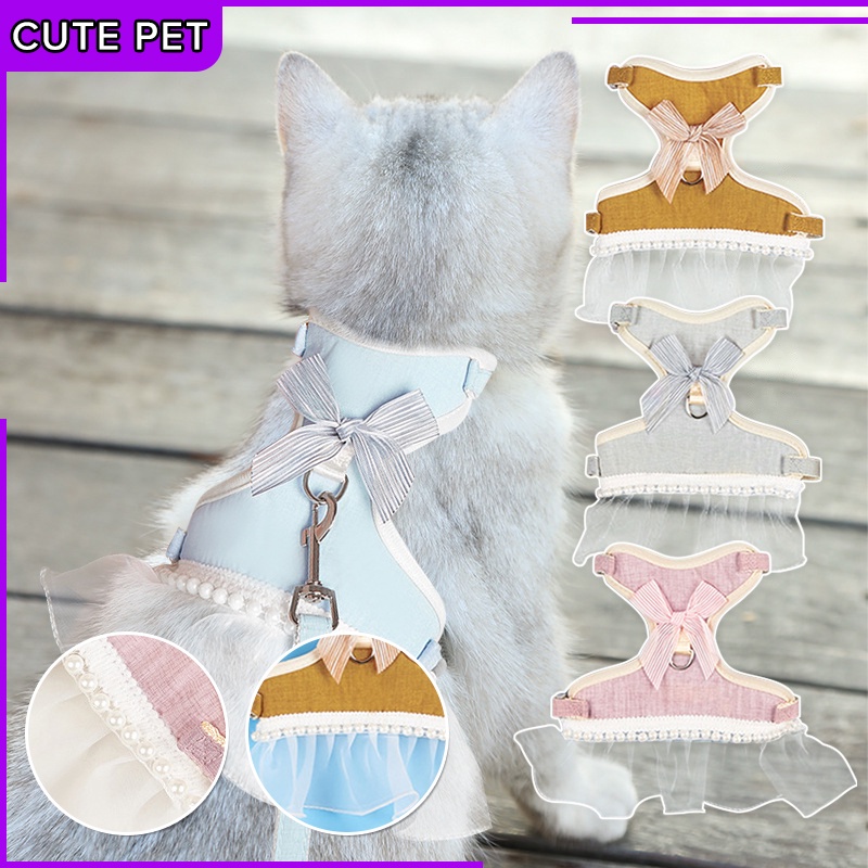 Jual Pakaian Hewan Peliharaan Baru Rok Putri Rompi Rompi Kucing Pembawa ...
