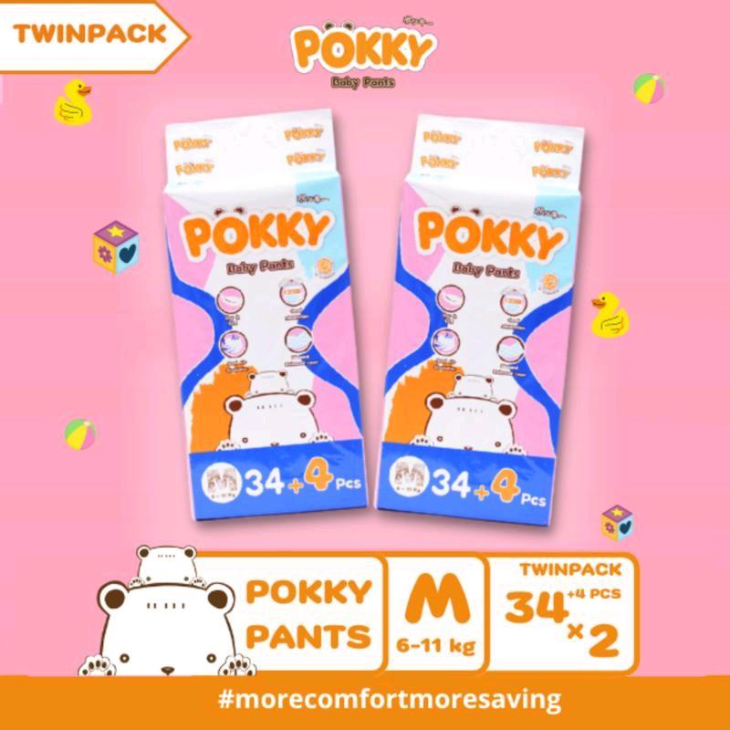 Jual Paket 2 Ball Pokky Baby Pants M34+4 / L30+4 / XL26+4 / XXL22+4 Bayi Bunda | Shopee Indonesia