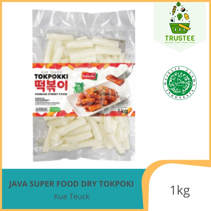 Jual Dry Tteok Tteokbokki Tokpokki Topokki Kering | Dry Rice Cake Halal 1Kg | Shopee Indonesia