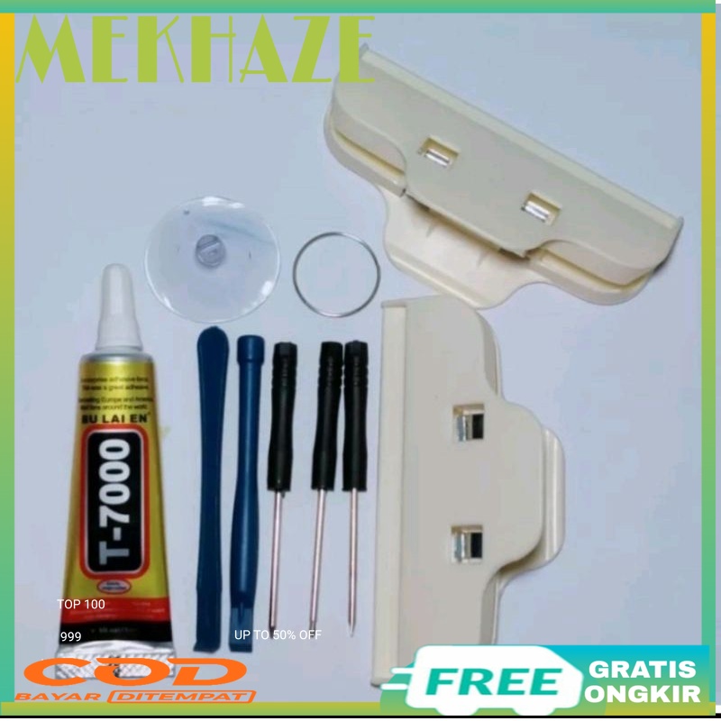 Jual ALAT SERVICE HP SATU PAKET Obeng Set Reparasi Android ALL Tipe 8 in 1 + Lem b7000 15 ML ...