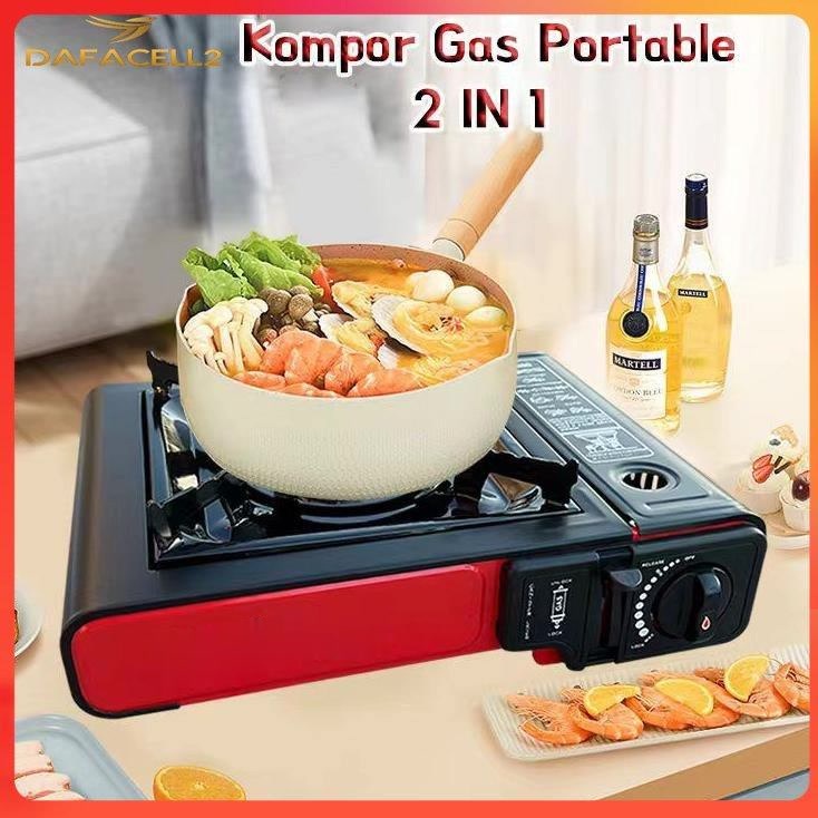 Jual KOMPOR PORTABLE Kompor Gas Portable Kompor Portabel 2in1 Kompor Gas | Shopee Indonesia