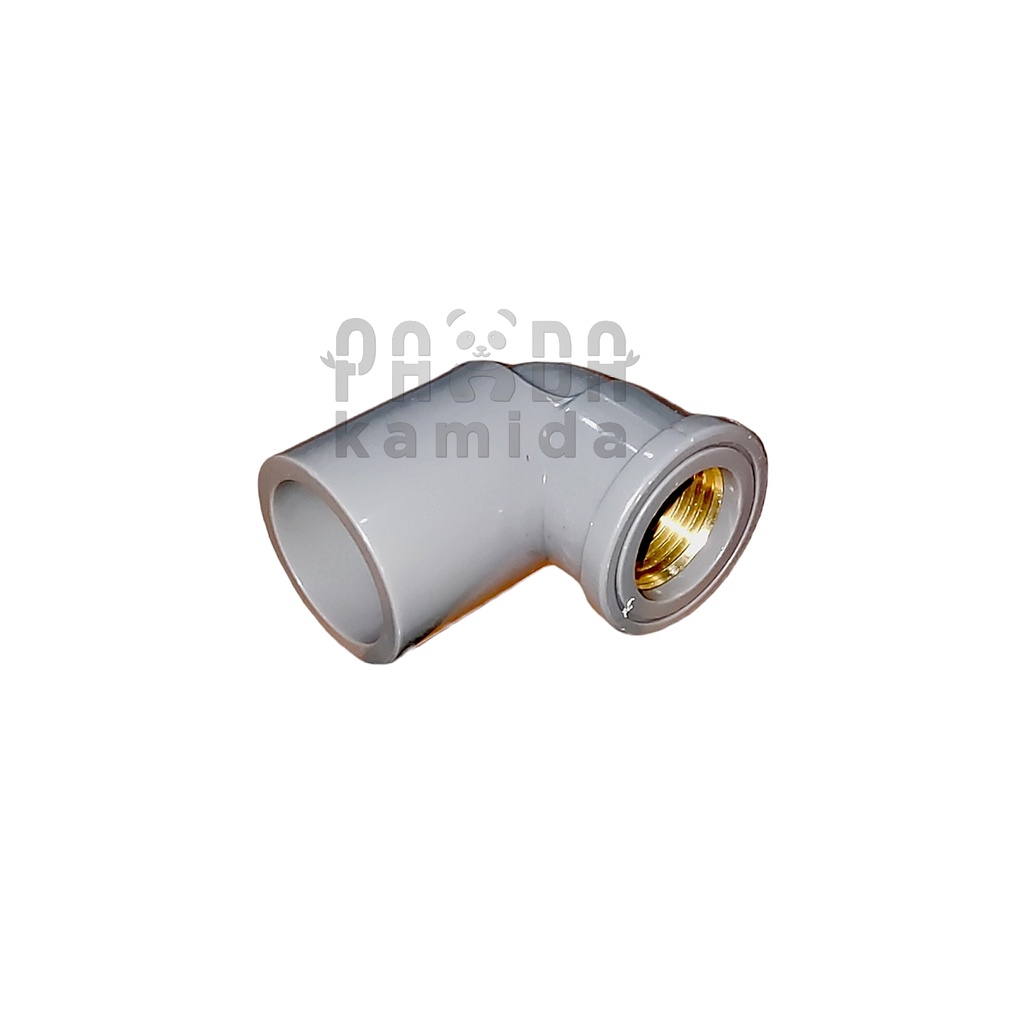 Jual KUNINGAN Keni Drat Dalam 1/2 x 3/4 inch PVC Kuningan KDD 1/2 x 3/4 ...