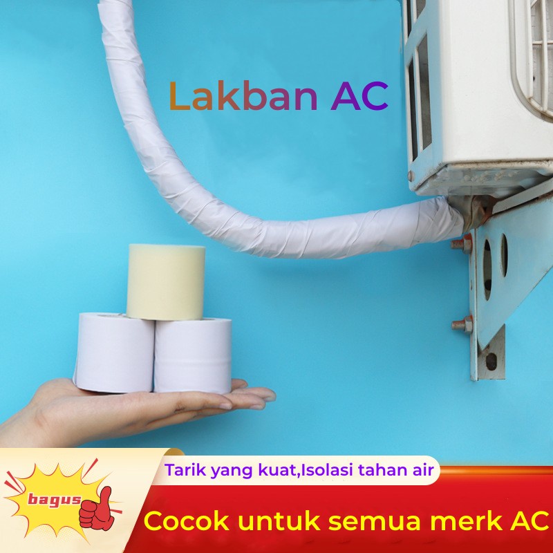 Jual Isolasi Lakban AC pipa duct tape Non lem Lebar 6cm | Shopee Indonesia