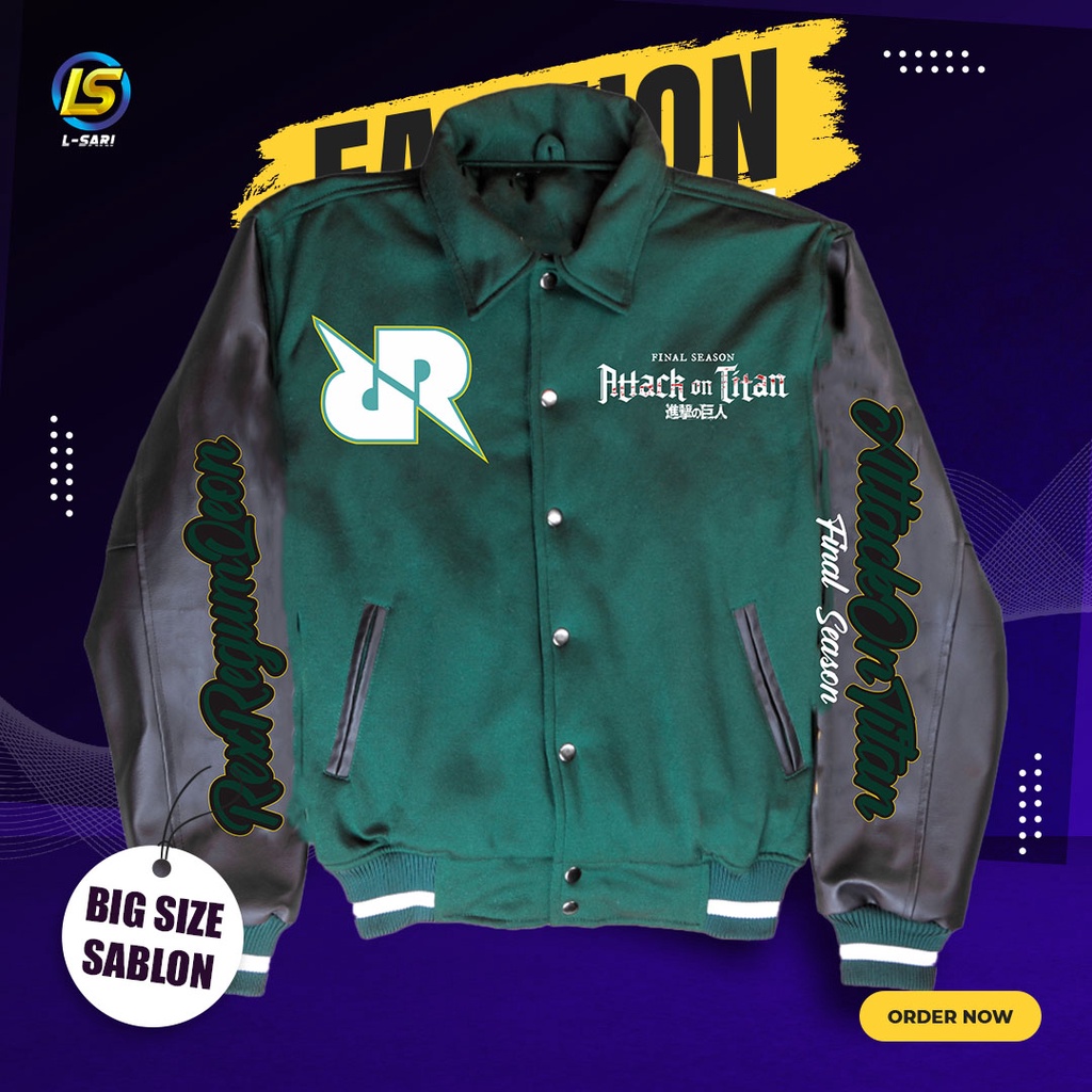 Jual Varsty Attack On Titan Rrq Evos Tbr Alter Ego Onic Esport S M L XL ...