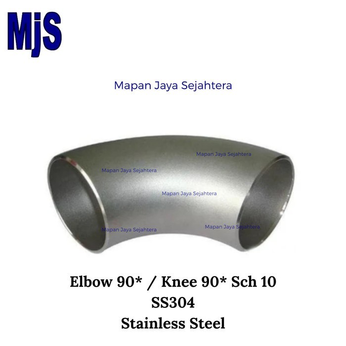 Jual Elbow 90 Dia. 4" / Knee 90* Sch 10 SS304 Stainless Steel - MJS ...