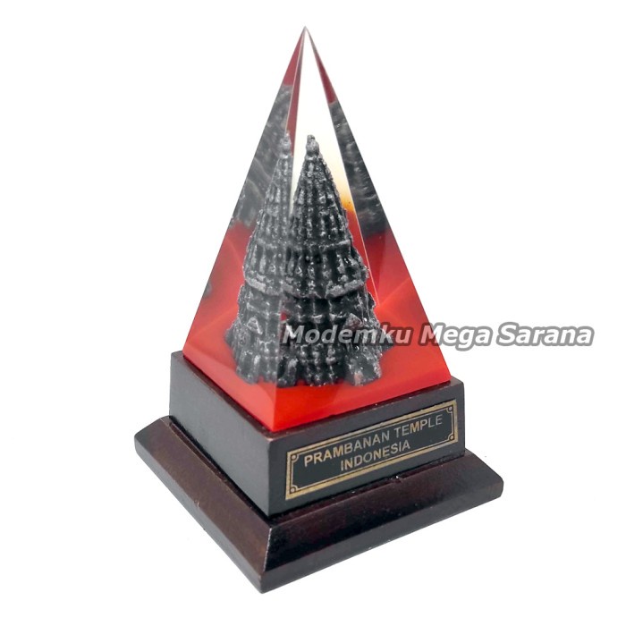 Jual Miniatur Candi Prambanan Limas 7x7x10 cm - Merah | Shopee Indonesia