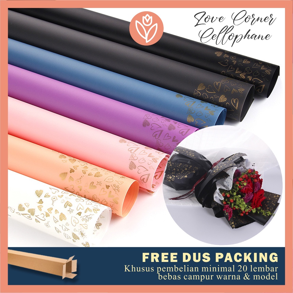 Jual TULIP PAPERIE KERTAS BUKET BUNGA CELLOPHANE LOVE CORNER FLOWER ...