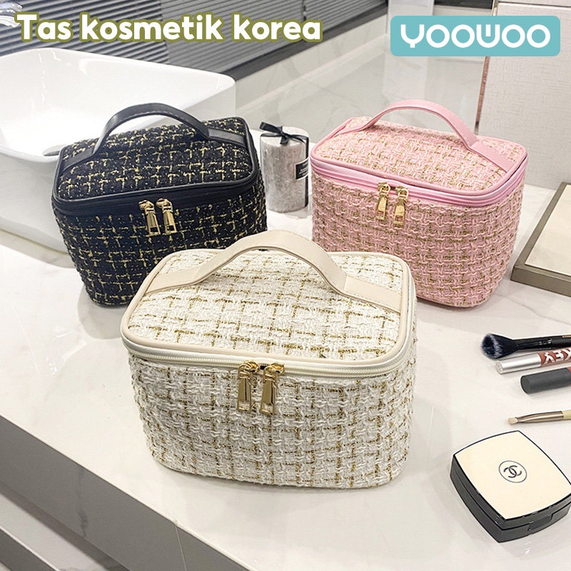 Jual YooWoo Tas kosmetik / pouch kosmetik / tas kosmetik portable ...