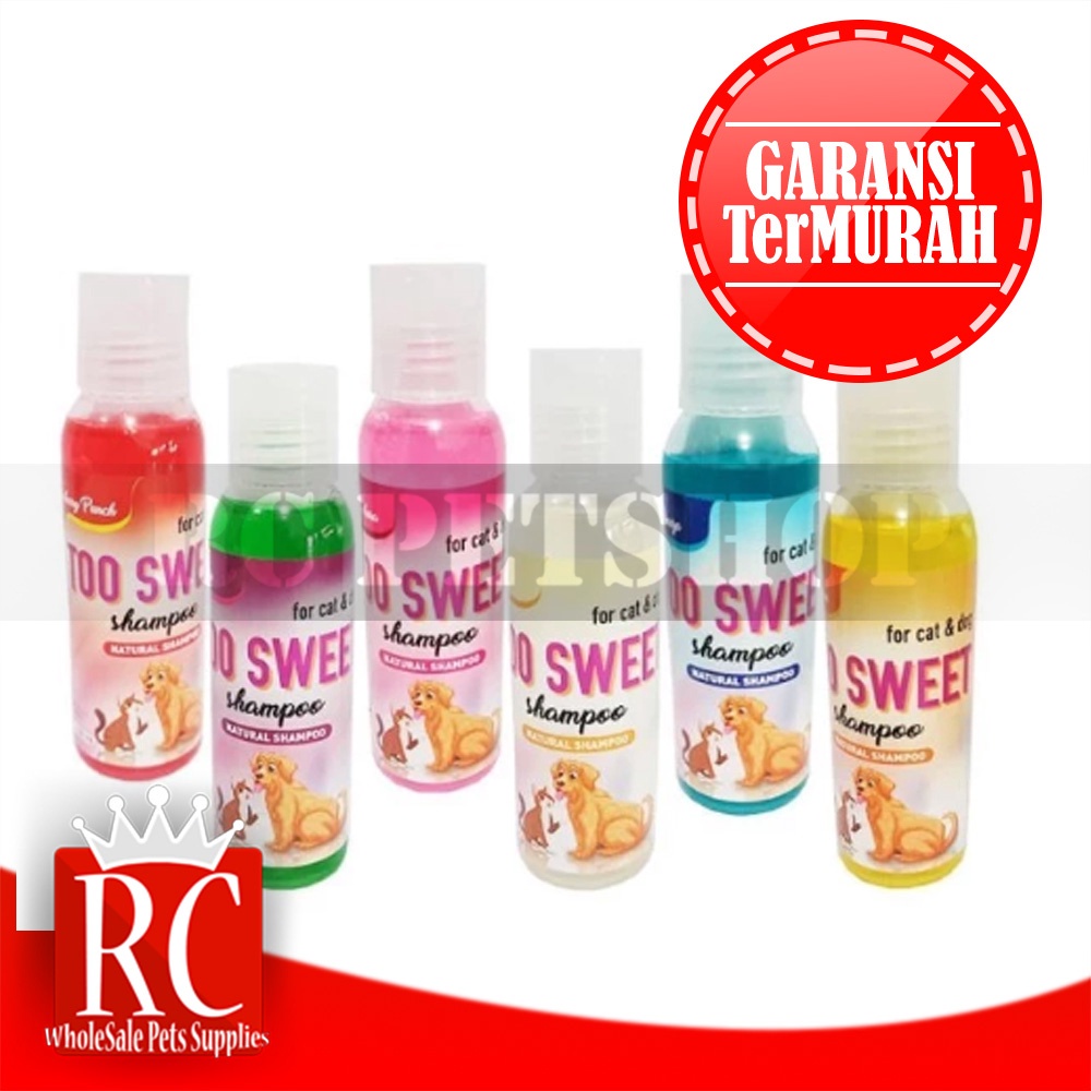 Jual SHAMPO KUCING ANJING HEWAN TOO SWEET SHAMPOO CAT DOG 100 ML ...