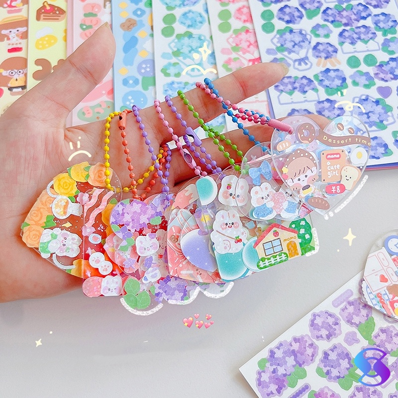 Jual Gantungan Kunci Akrilik Keychain Transparan Sticker Lucu ...