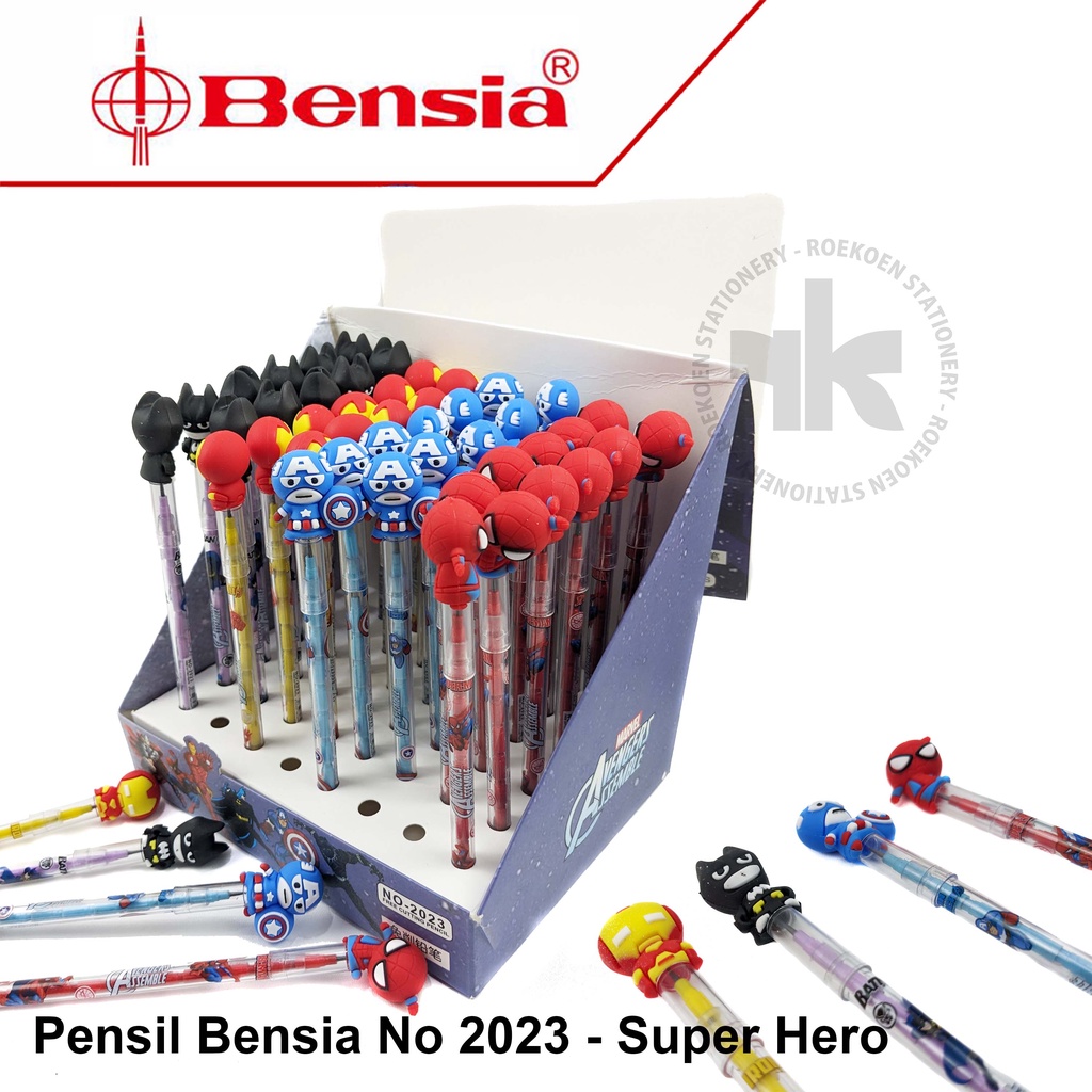 Jual Pensil Bensia No 2023 - Super Hero | Shopee Indonesia