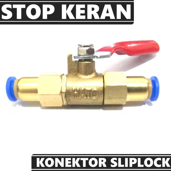 Jual Stop kran / Stop keran mini konektor slip lock - Bebas pilih ...
