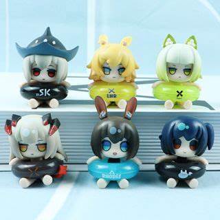 Jual Figure set Arknight Beach Party VOL 1 isi 6 with box pajangan ...