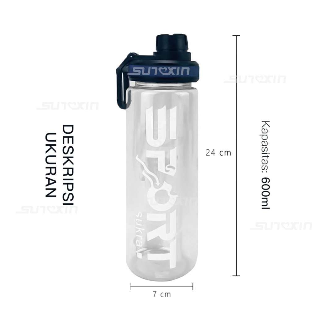 Jual YOMI Botol Minum 700ml C80/ Penutup peluru Sport Botol Minum ...