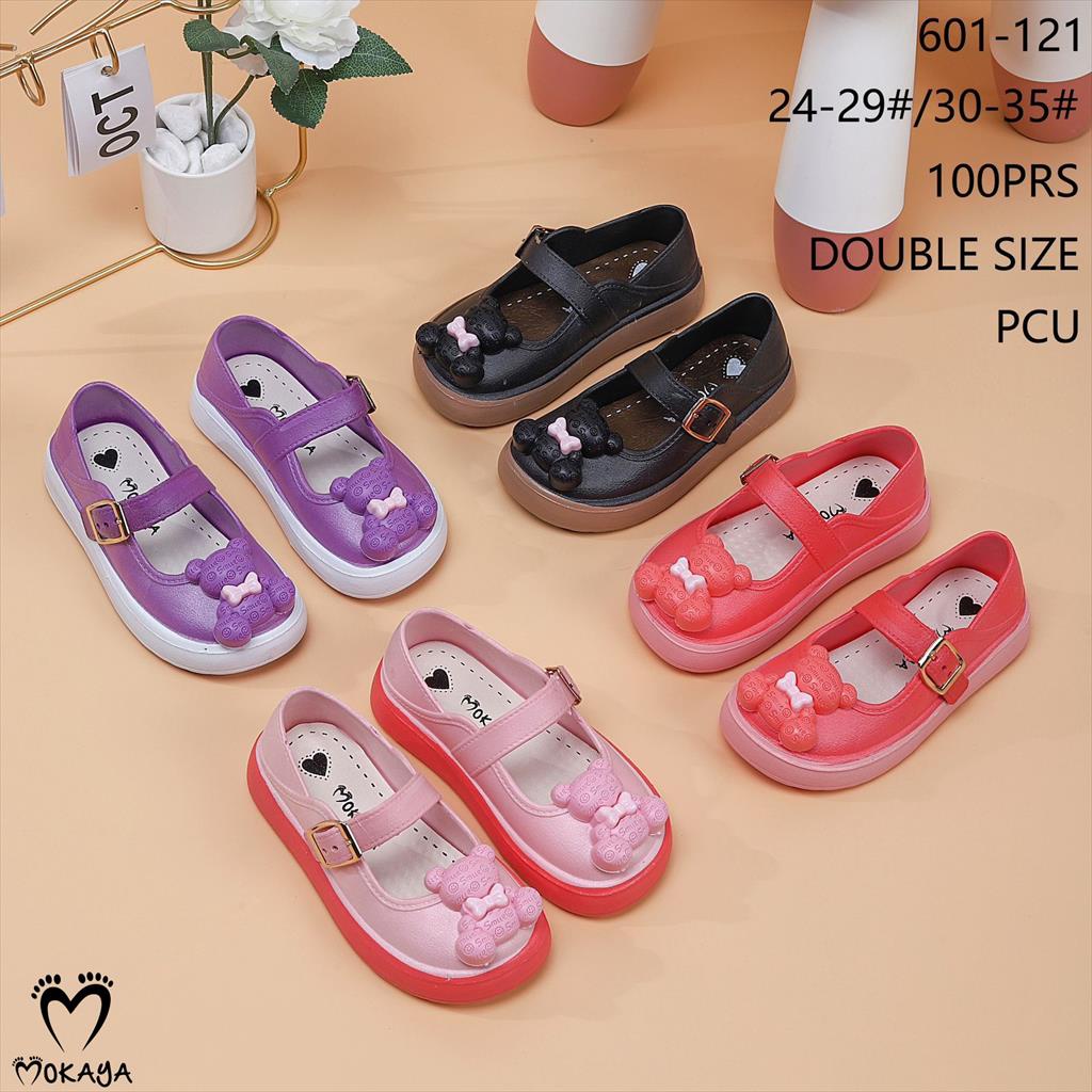 Jual Sepatu Slop Jelly Anak Cewek Motif Bear Pita Smile Warna Timbul 3D ...
