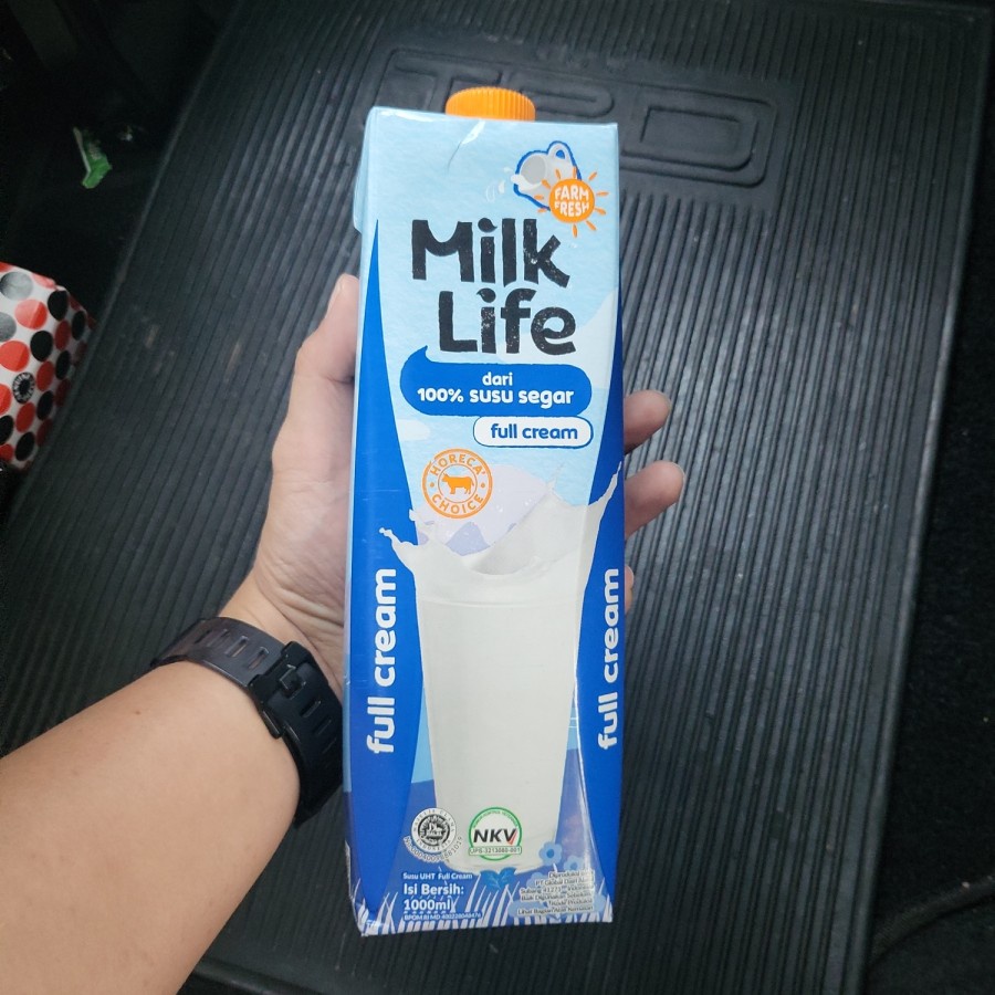 Jual SUSU UHT MILK LIFE MURAH/SUSU UHT MILK LIFE 1 LITER FULL CREAM ...