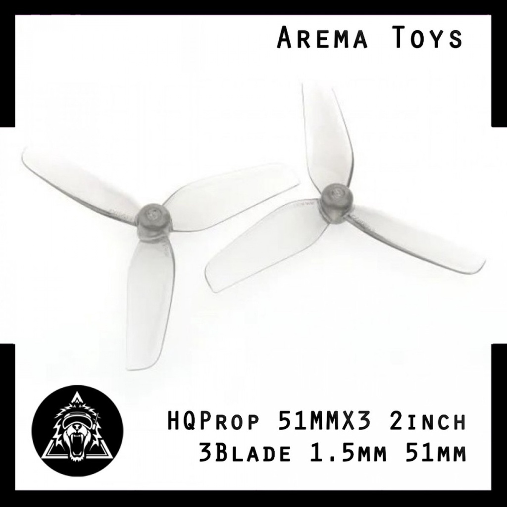 Jual HQProp 51MMX3 2inch 3Blade 1.5mm 51mm Propeller 3 Blade Prop 2 ...