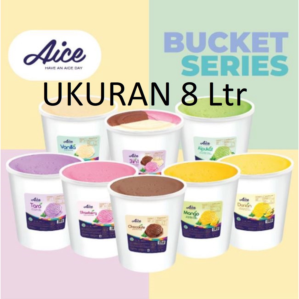 Jual Ice Cream AICE Bucket 8 Liter Semua Rasa | Shopee Indonesia