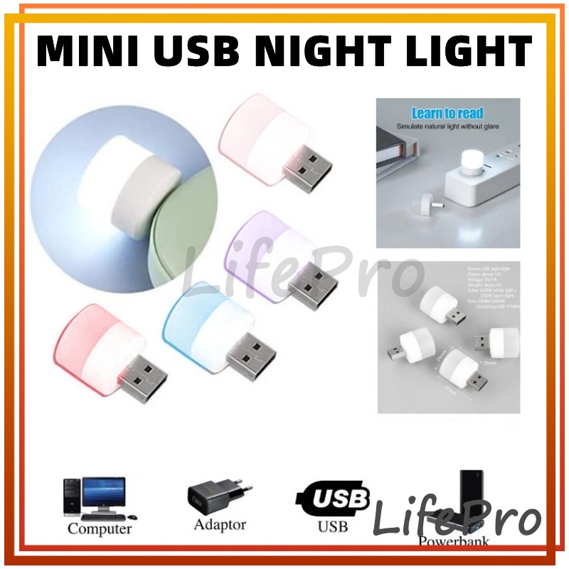 Jual Lampu Led USB Mini Portable Lampu Baca Lampu Tidur Lampu Travel ...
