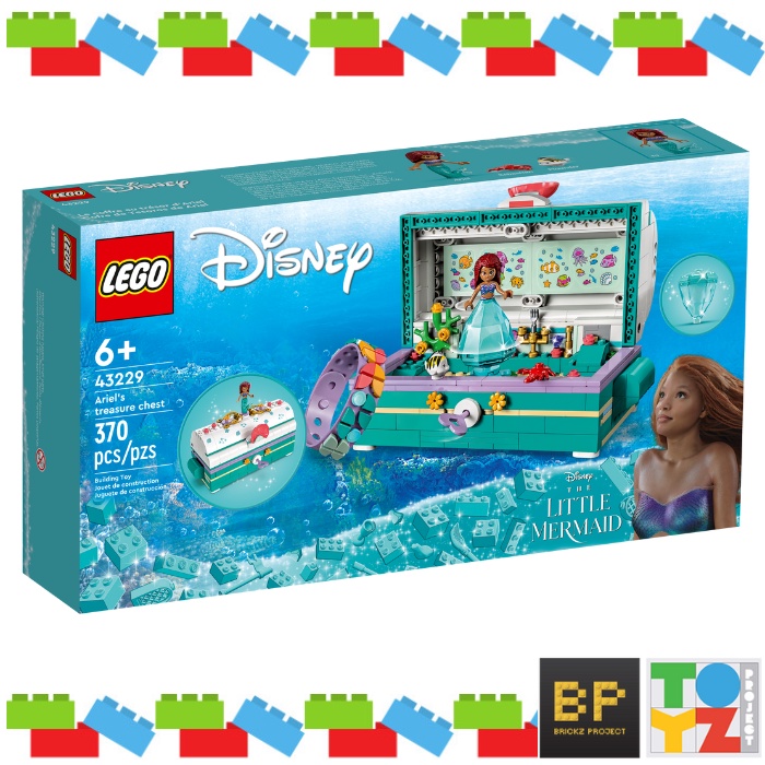 Jual Lego 43229 Disney - Ariel's Treasure Chest - Original | Shopee ...
