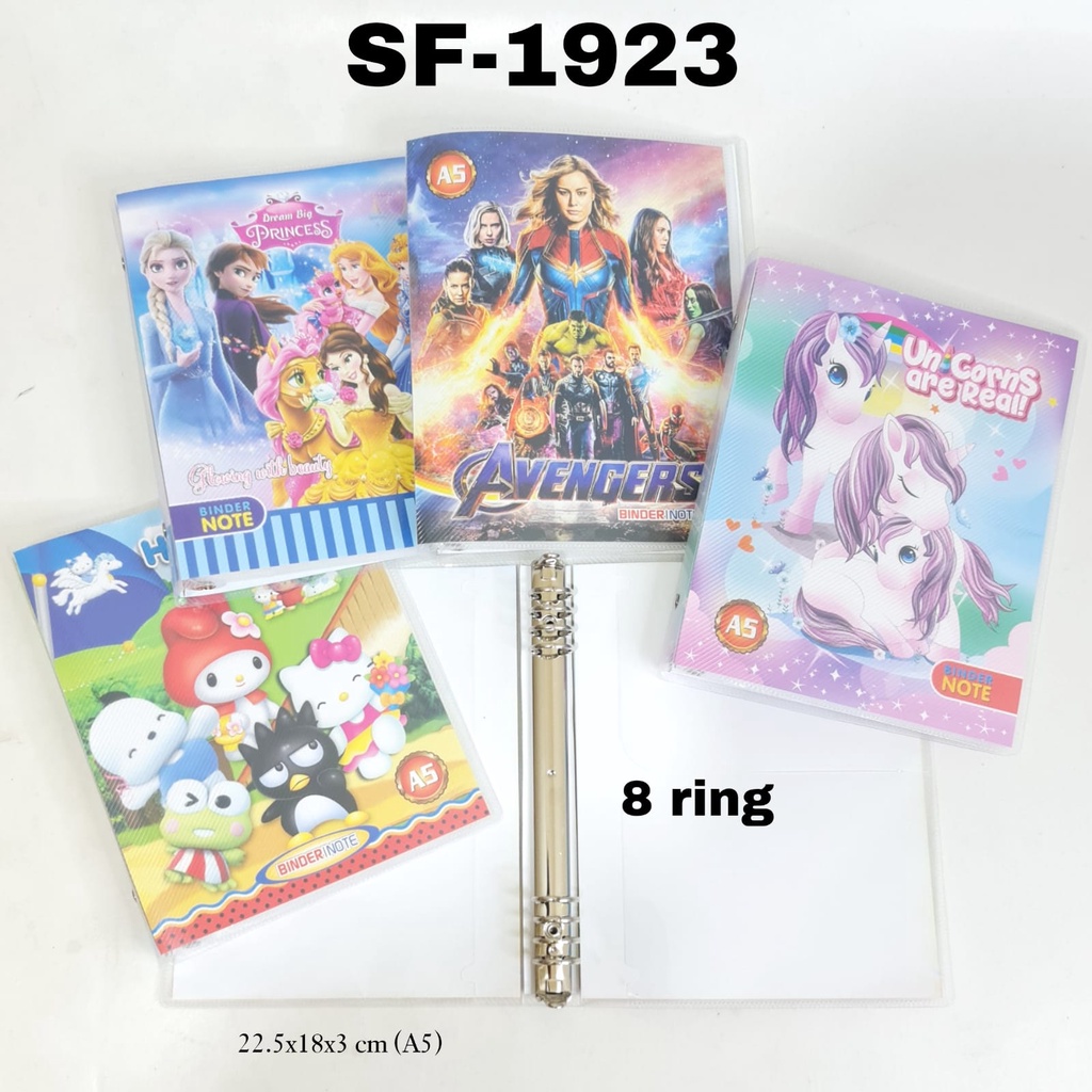 Jual SOS Binder Note Slip Fancy A5 8 Ring/Map Binder/Buku Binder/Ring Note | Shopee Indonesia