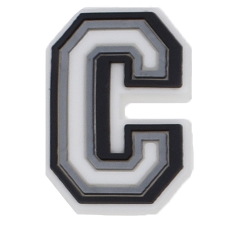 Jual AHT-002 Pin Bentuk Huruf Angka Pins Charm Untuk Hiasan Sandal ...