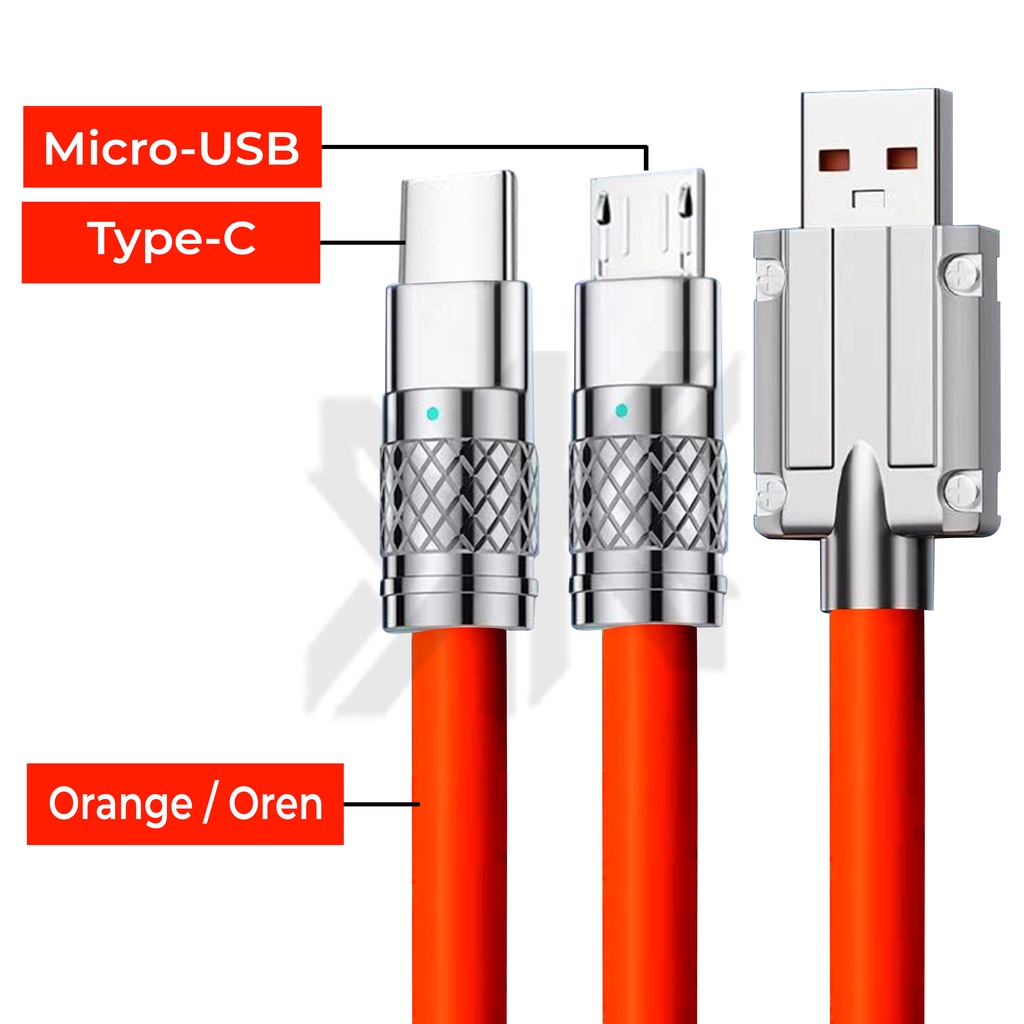 Jual [KN ACC] USB KABEL DATA CHARGER CASAN MICRO / TYPE TIPE C FAST ...