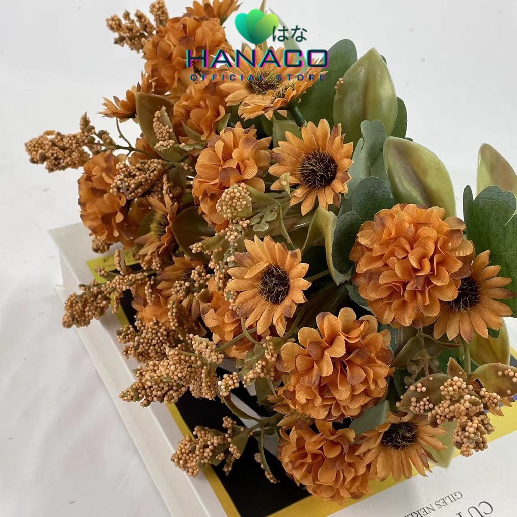 Jual HANACO - Bouquet bunga BKT 514 SUNCRIS Artifisial Dekorasi ...