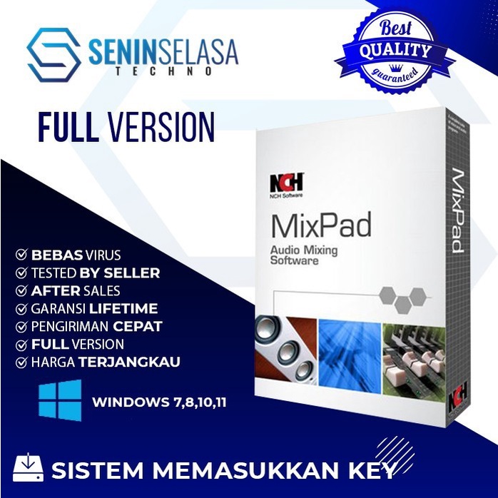 Jual Software Mixing Audio: NCH MixPad 13 [WIN] | Shopee Indonesia