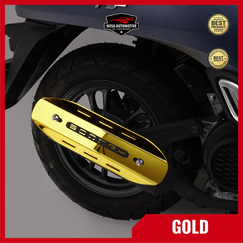 Jual NSA COVER KNALPOT SCOOPY Tutup Knalpot All Honda Scoopy AKSESORIS ...