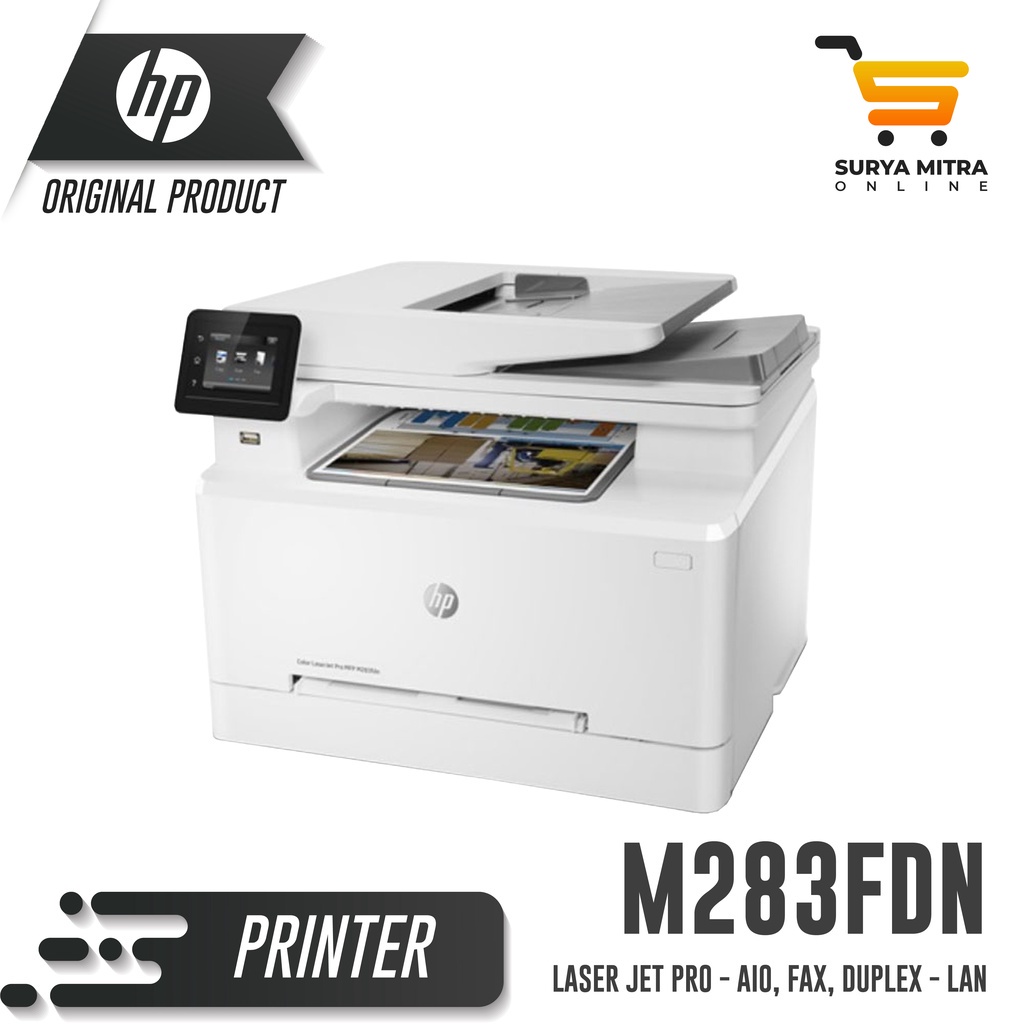Jual Printer HP Color LaserJet Pro MFP M283fdn | Shopee Indonesia