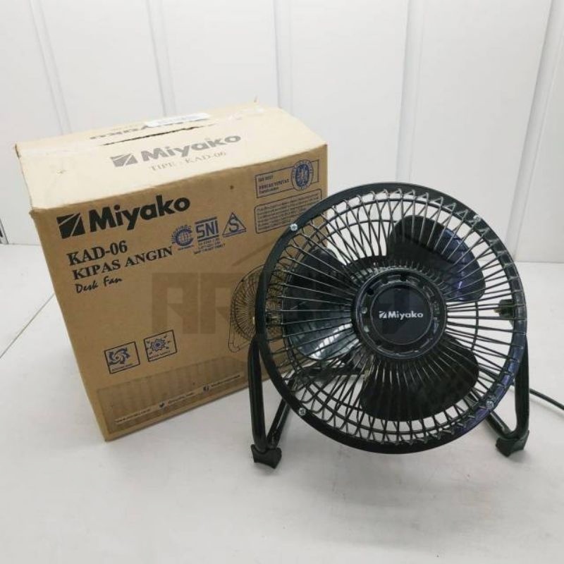 Jual Miyako Kipas Angin Meja Mini KAD-06 Desk Fan 6 inch | Shopee Indonesia