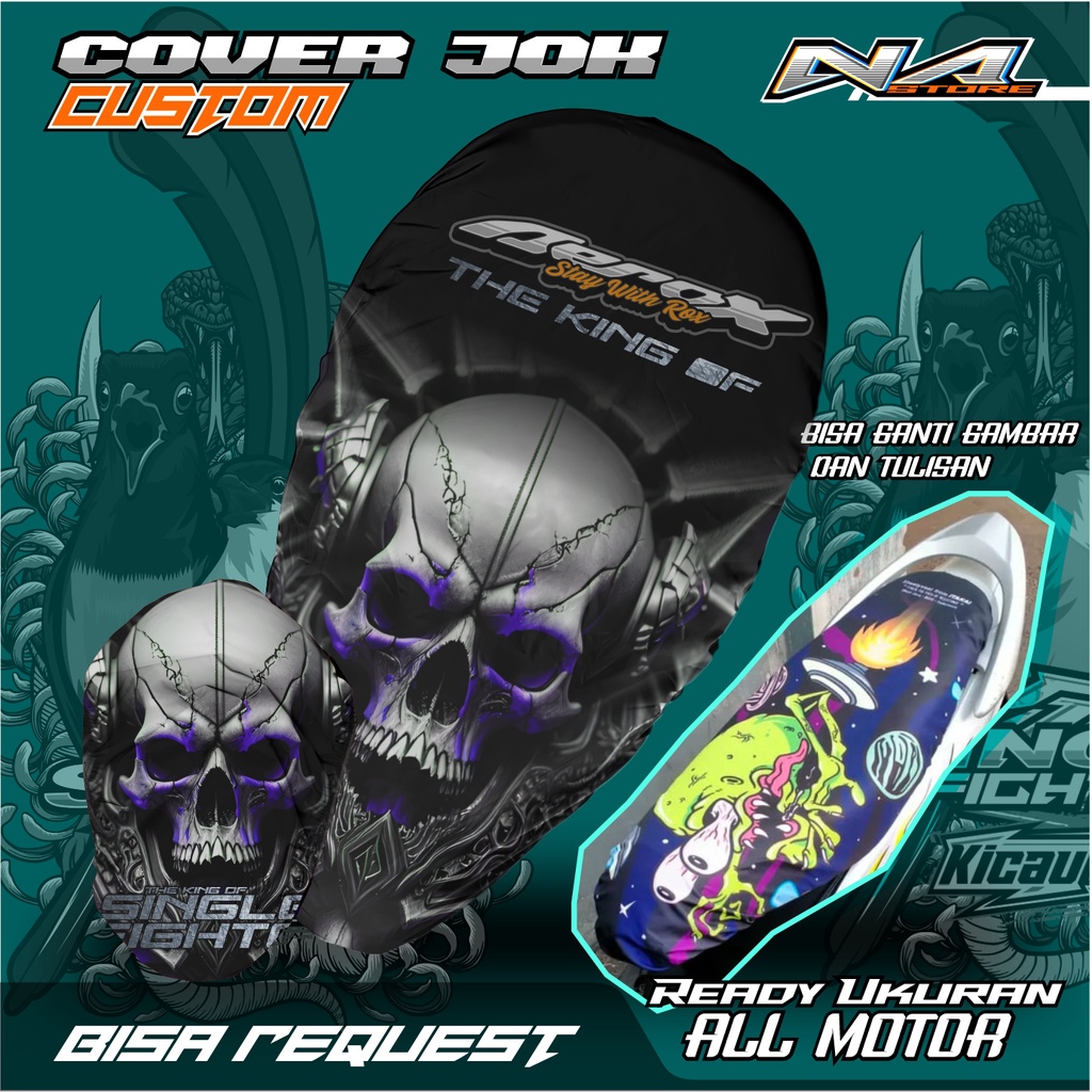Jual Cover Jok Sarung Jok Motor Costum High Quality Bisa REQUEST CUSTOM ...