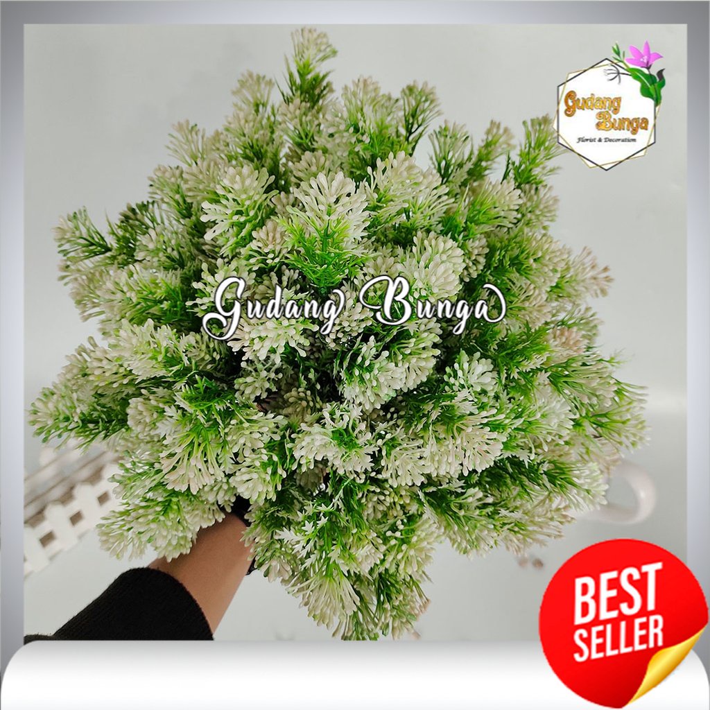Jual Aksesoris Rumput Daun Durika Pentul/ Baby Breath Gypso Peacook ...