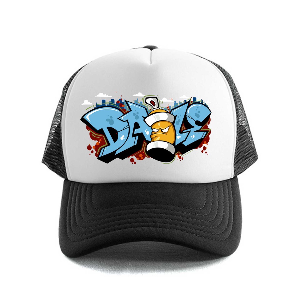 Jual COMEBACK Trucker Hat - Topi Jaring Hitam Putih GRAVITY | Shopee ...