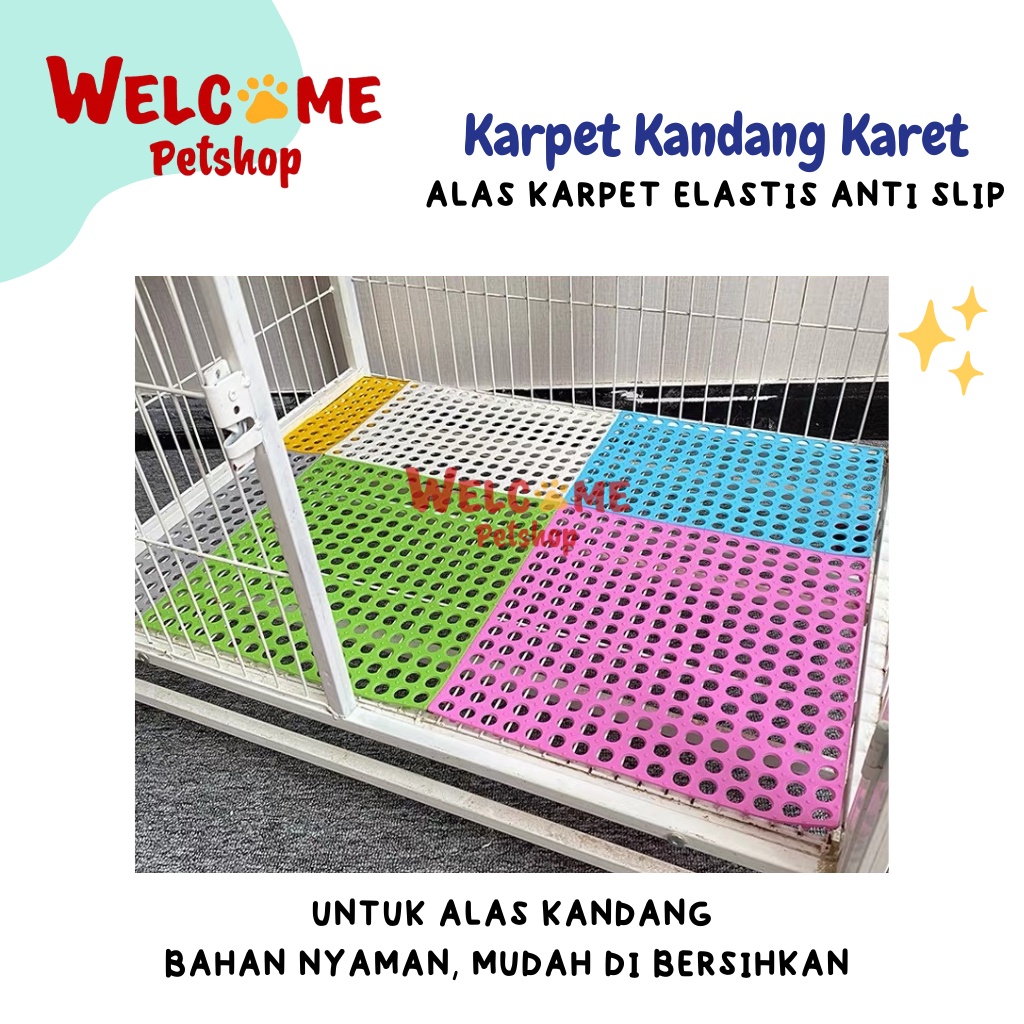 Jual Karpet Alas Kandang Anjing Kucing Kelinci Anti Air Slip Plastik ...